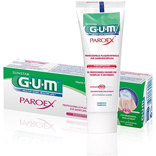 GUM Paroex Gel Toothpaste 75ml - 6-Pack | Best Whitening & Gum Care ...