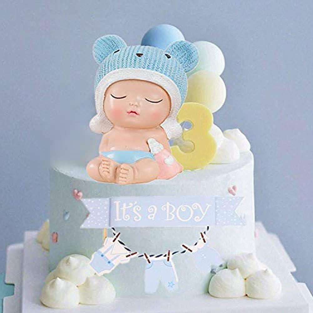 JeVenis Blue Baby Boy Cake Decoration Oh Boy Cake Decoration Its a Boy ...