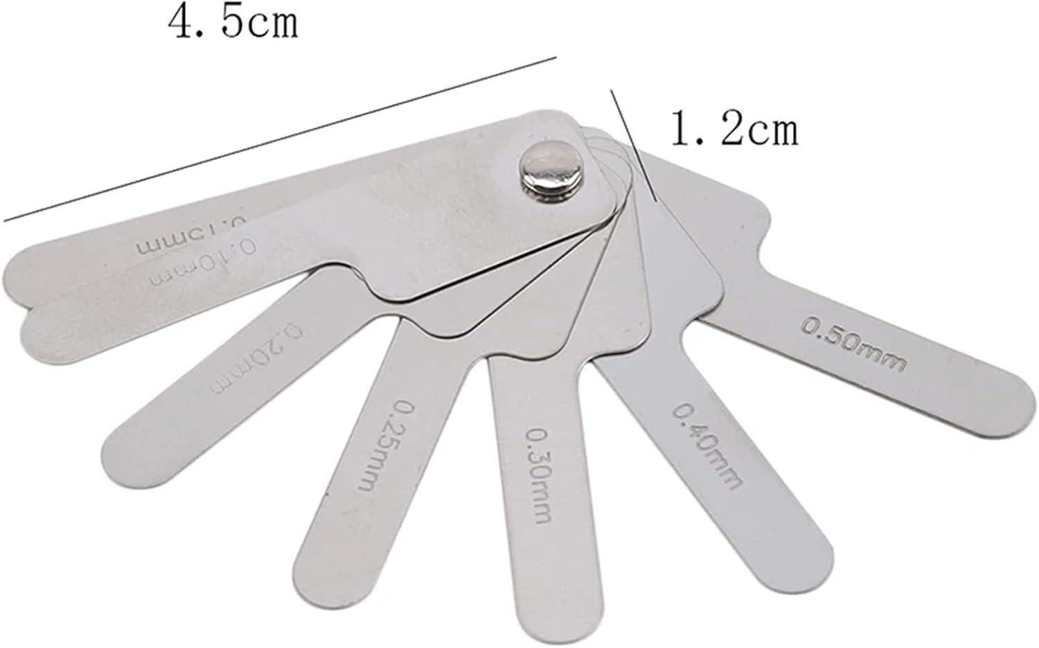 Buy WZCXYX Oral Dental Interproximal Measuring Ruler - Stainless Steel ...