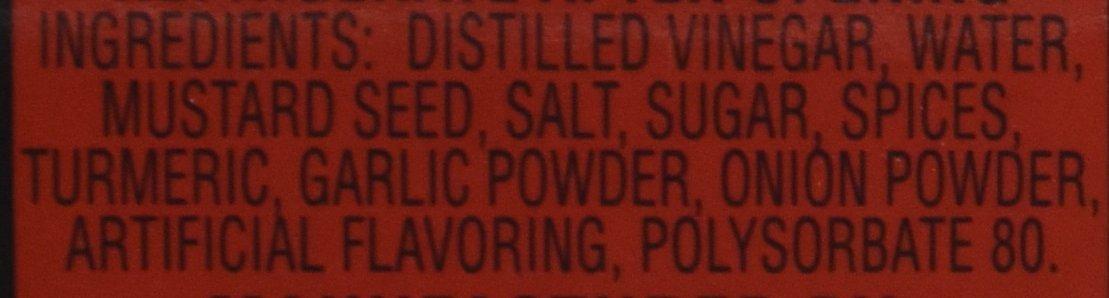 Mister Mustard Original Mustard 7.5 oz - Pack of 6 | Gourmet Condiment