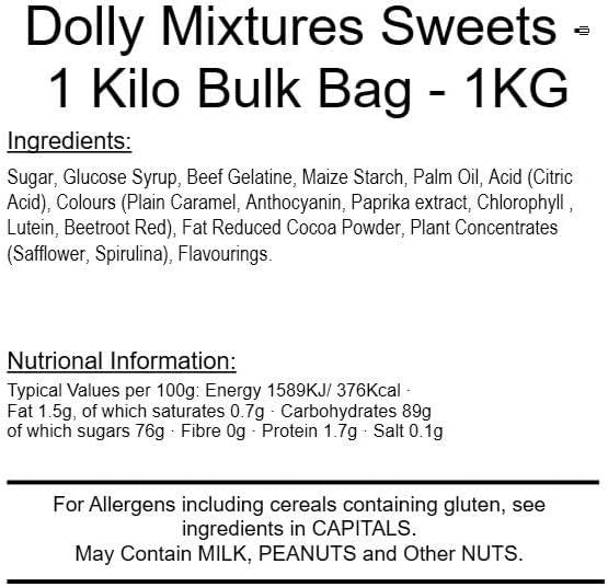 Dolly Mixtures 1 Kilo Bag | Buy Now with Express International Delivery ...