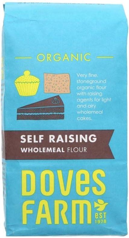 Doves Farm Organic Wholemeal Self Raising Flour 1kg | Buy Now with ...