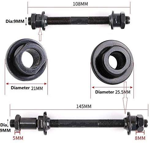 Free-fly MTB Quick Release Bicycle Hub Set - Front & Rear Axle Hollow ...