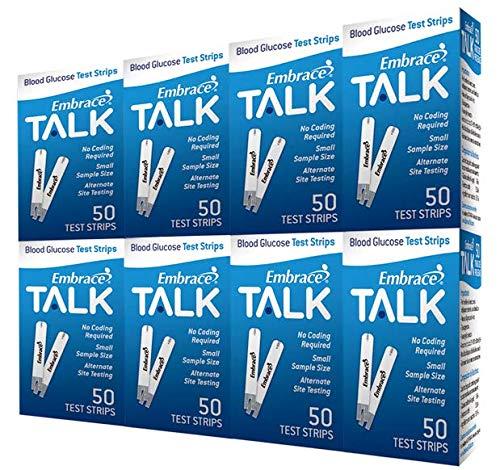 Embrace Test Strips Bundle: 400 Ct Savings (8 Boxes of 50ct - 400ct ...