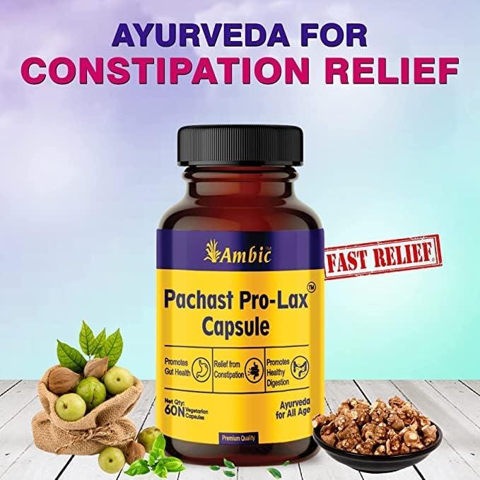 XONA PACHAST Pro-Lax Constipation Relief Medicine - 60 Capsules ...