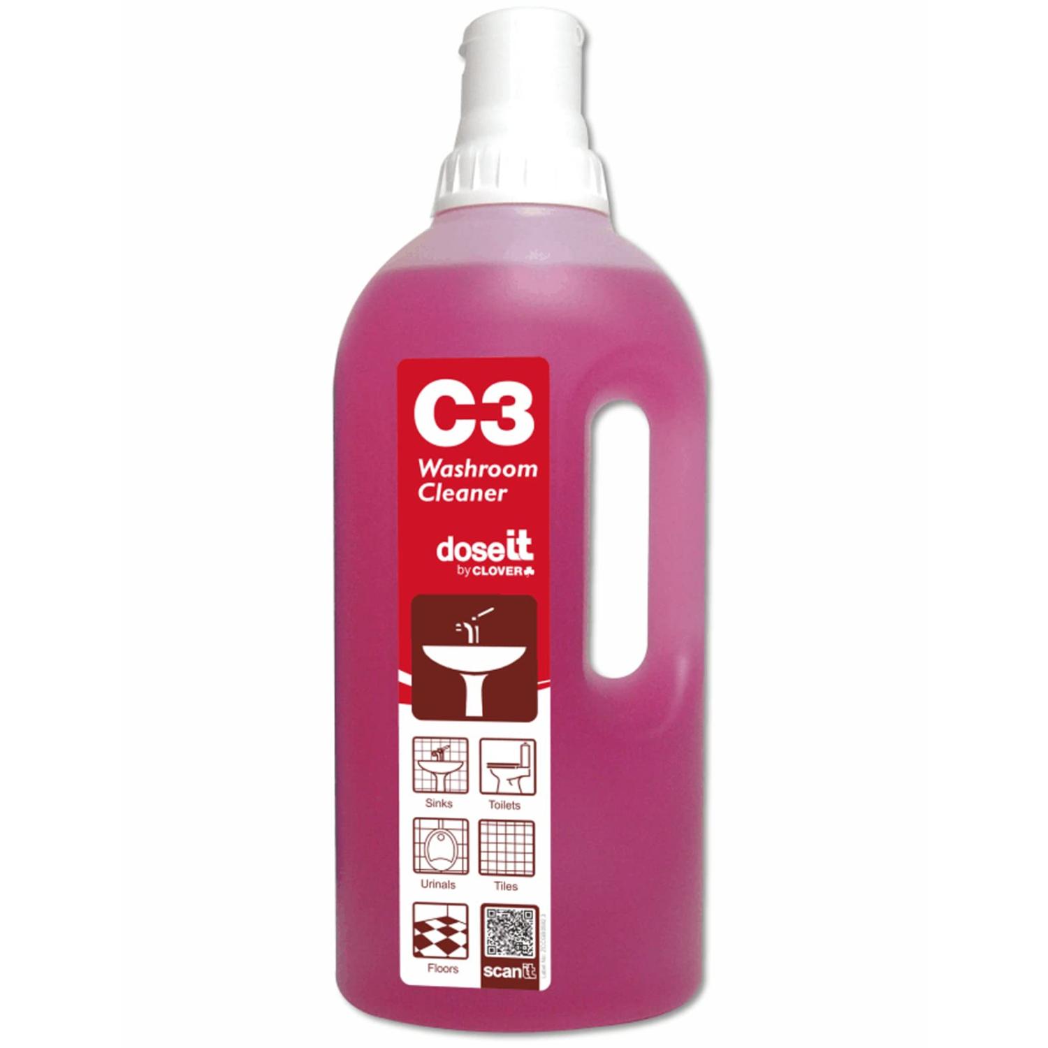 C3 Washroom Cleaner - Concentrated Liquid for Cleaning and Descaling ...