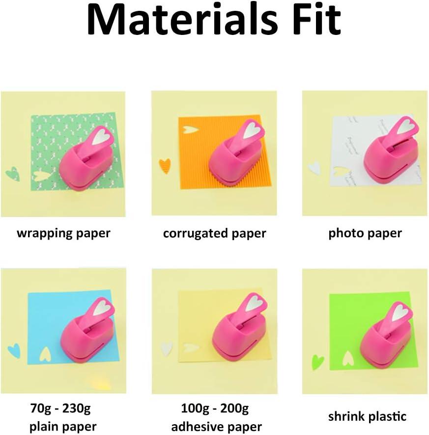 Craft Lever Punch 3 Hexagon DIY Handmade Paper Punch - White Color ...