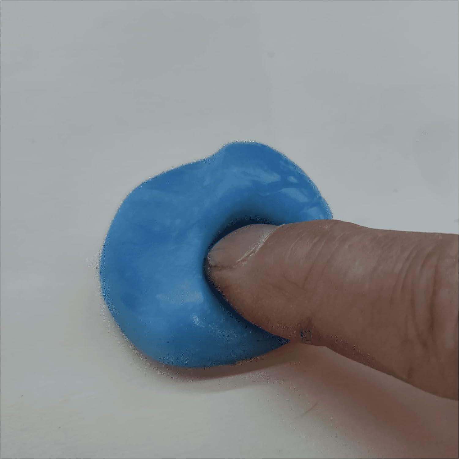 Dr Clever TM Stress Putty | Firm Blue 20g Tin | Sensory Relief Fidget ...