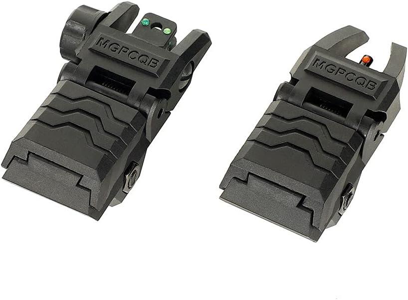 ohhunt Black Polymer Fiber A15 Foldable Flip Up Iron Sights (2-Pack ...