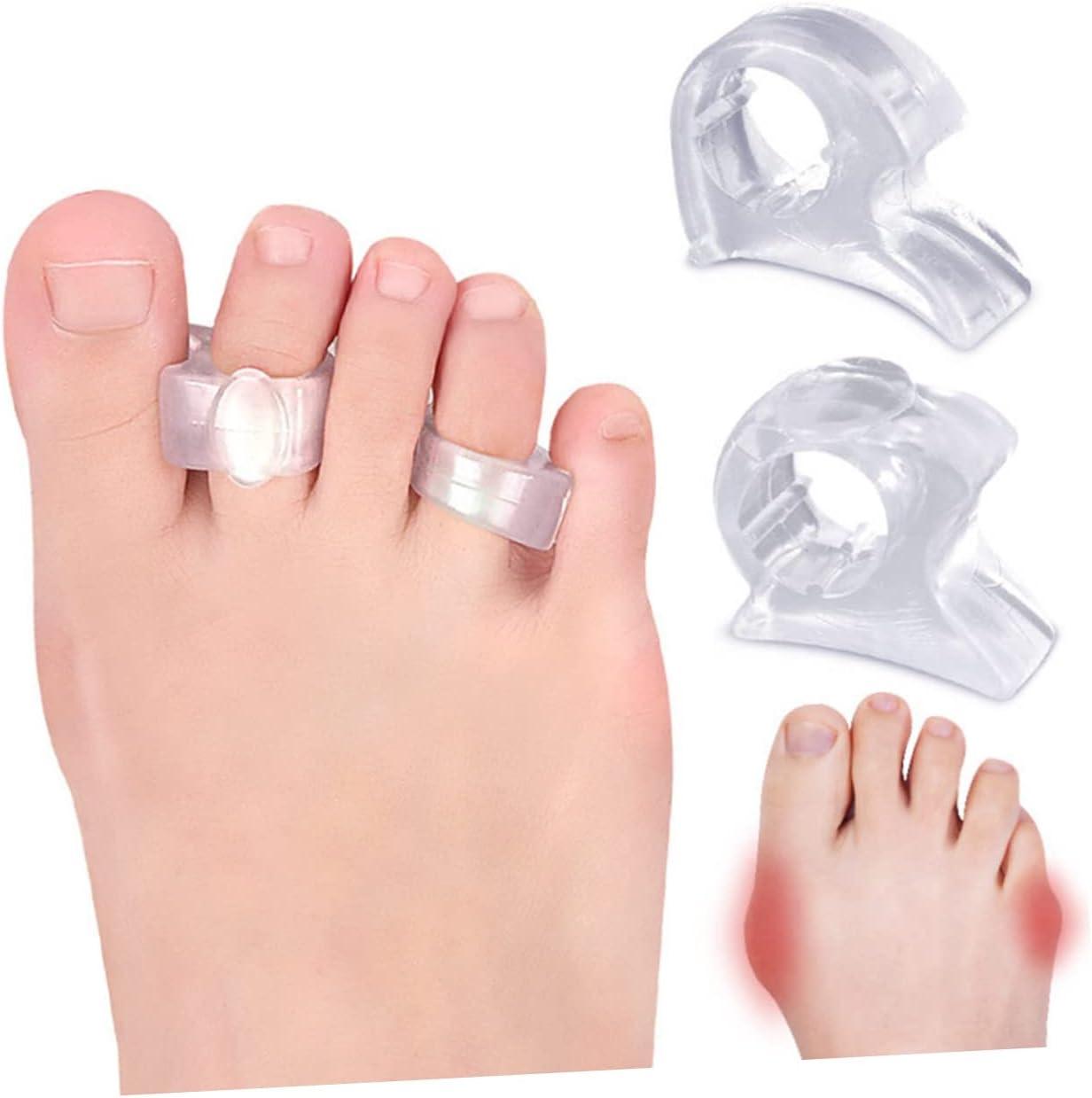 3 Pairs Nail Tools: Bunion Guard Overlapping Divider for Big Toe Valgus ...