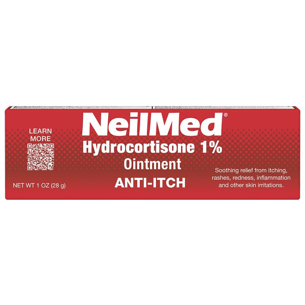 NeilMed Hydrocortisone 1% Anti-Itch Ointment 1oz | Maximum Strength ...