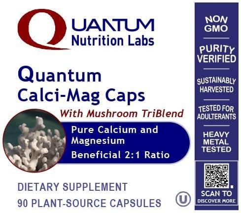 Quantum Calci-Mag (90 Plant Sourced Capsules) - Pure Calcium ...