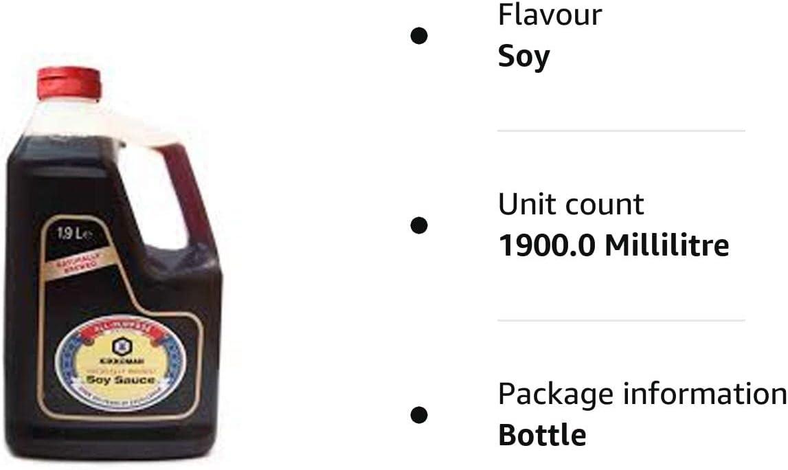 Kikkoman Soy Sauce 1.9L Bottle - Authentic Japanese Flavor - Pack of 1 | Buy Now with Express ...