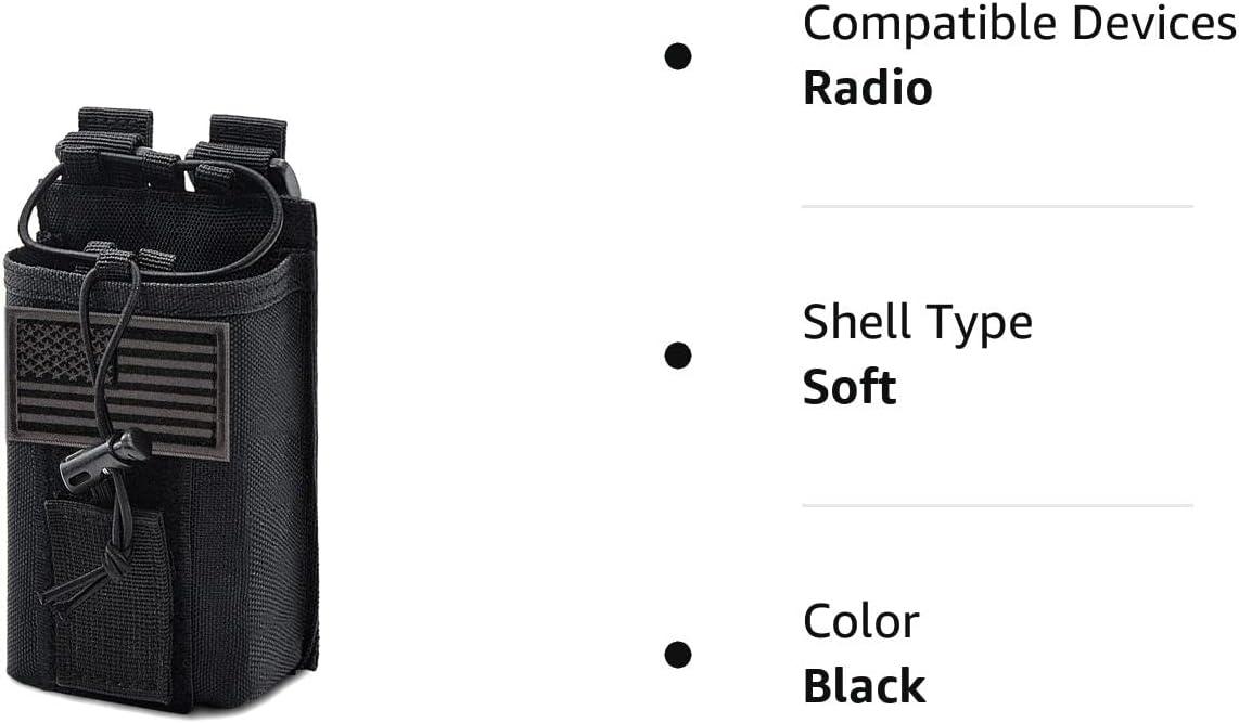 Molle Radio Pouch - Tactical Radio Holder for Walkie Talkies | Duty ...
