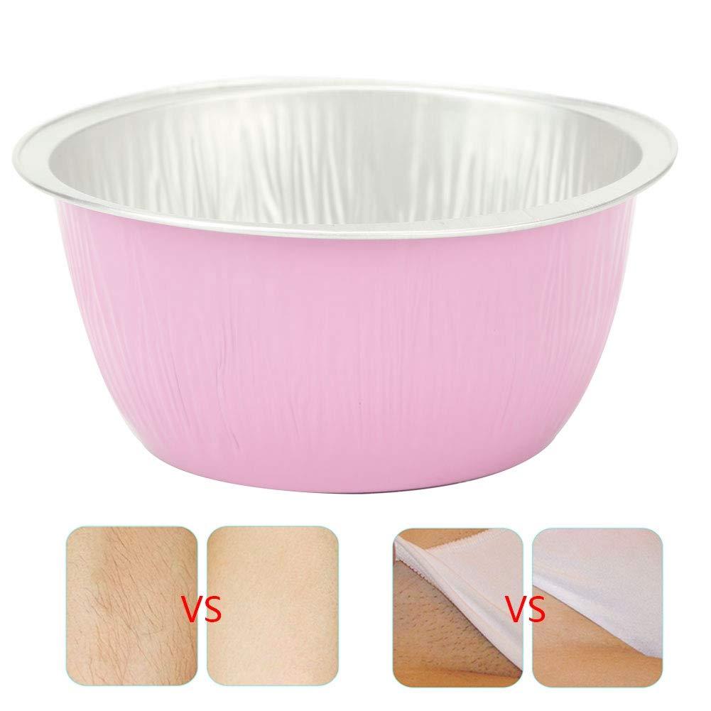Melting Wax Bowl for Hair Removal - 10-Pack Golden Aluminum Tool ...