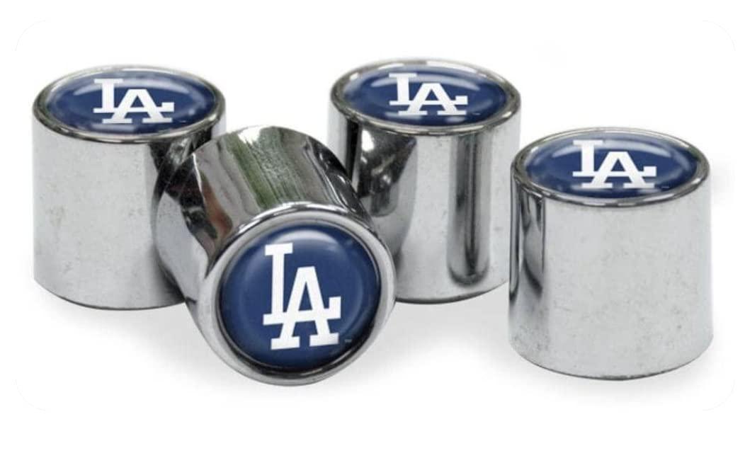 Los Angeles Dodgers Chrome Valve Stem Caps by WinCraft - Official MLB ...