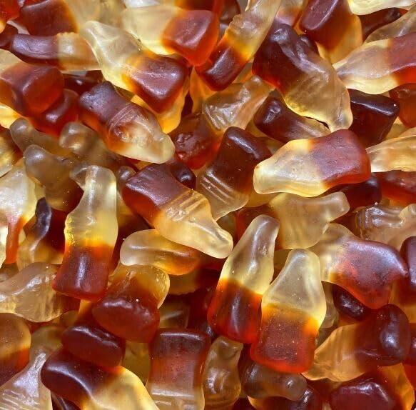 Cola Bottles - 1KG Bag Cola Flavoured Gummt Sweets - Cola Bottle - Pick ...