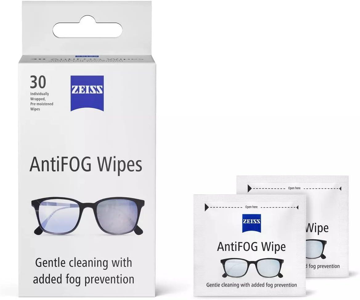 ZEISS Anti-Fog Lens Wipes - Pre-Moistened Defogger Wipes for Glasses ...