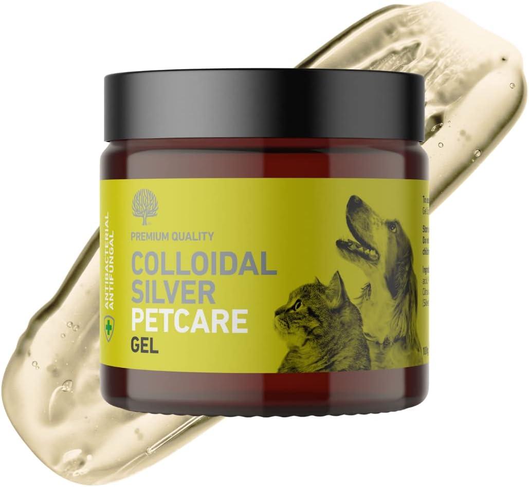 Colloidal Silver Gel for Pets - Antifungal & Antibacterial Skin Soother ...