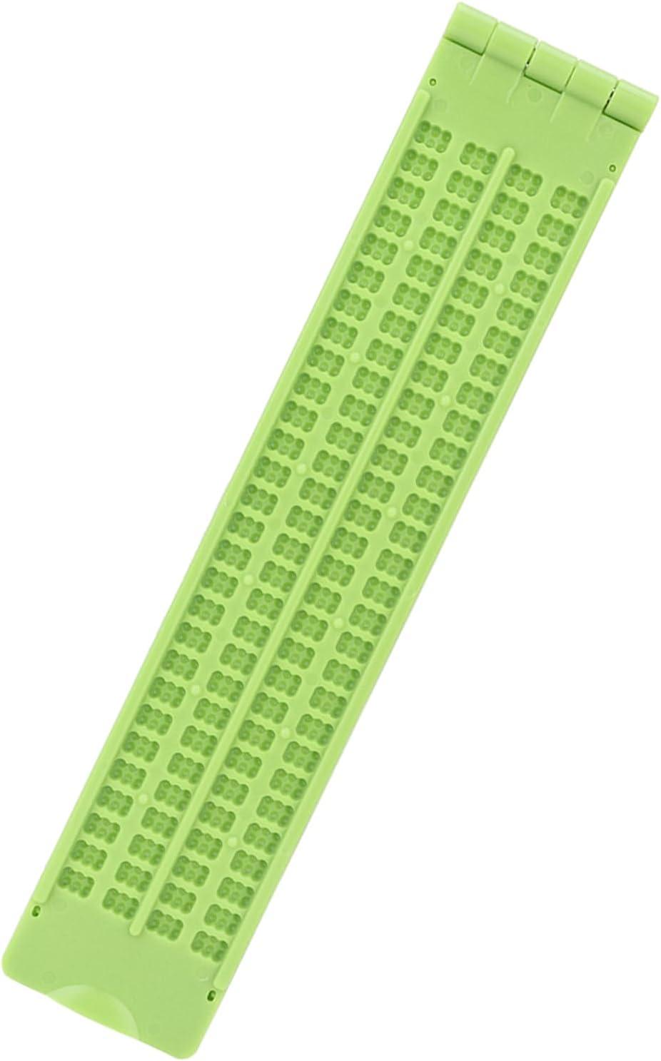 Portable Plastic Braille Writing Slate & Stylus - 28 Cells for ...