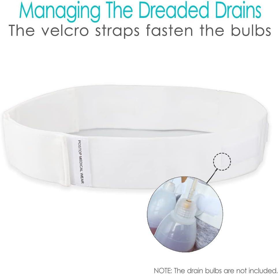 Adjustable Drainage Bulb Holder Belt for JP Drains - Post-Op Medical ...