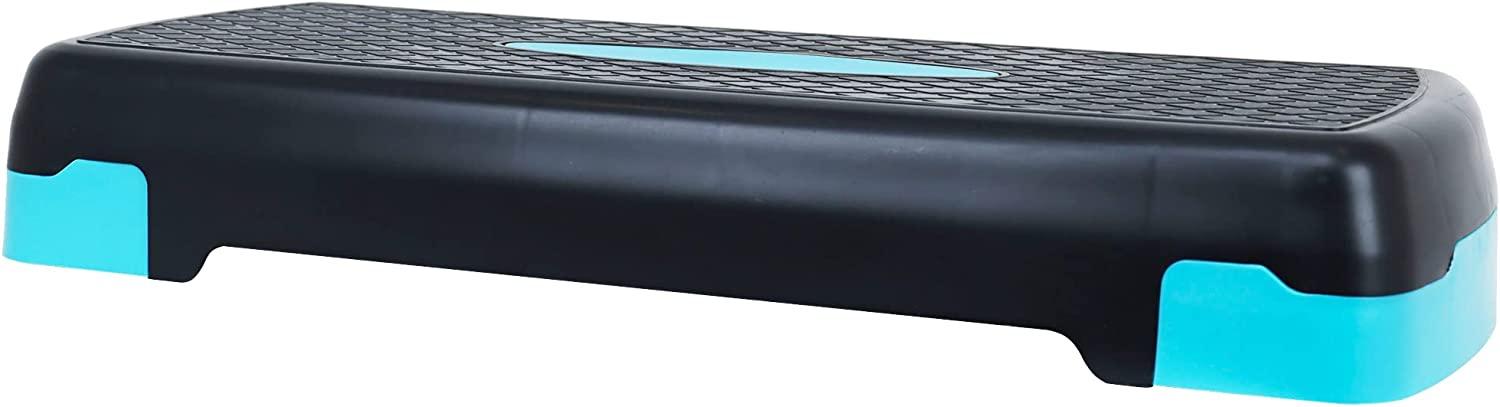 BalanceFrom Adjustable Aerobic Stepper Step Platform Trainer - Black ...