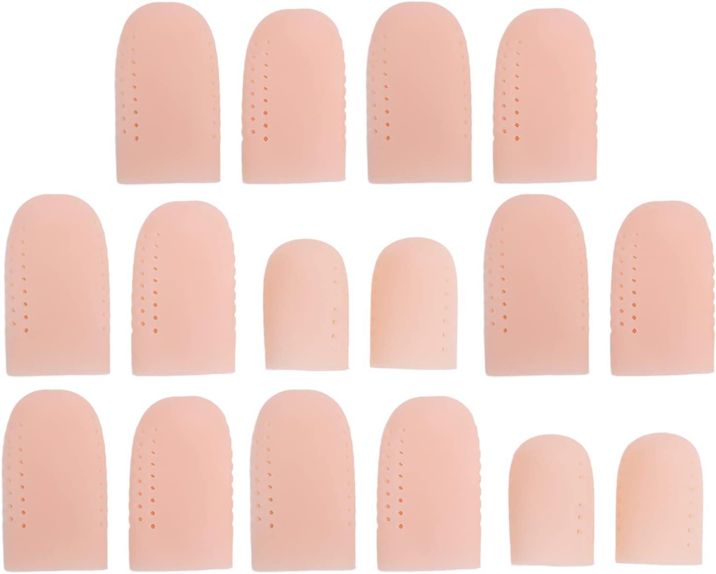 8 Pairs Tall Toe Caps - Ingrown Toenail Protection Blister & Callus ...