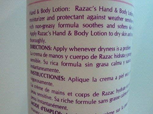 Razac Beauty Hand & Body Lotion 16oz - Moisturizing Skincare by Razac ...