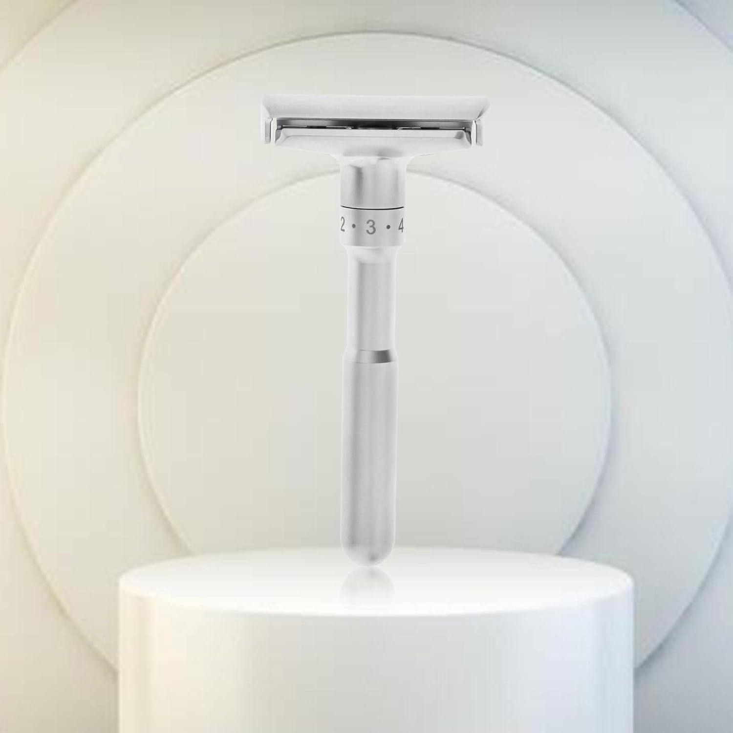 Adjustable Safety Razor Double Edge | Classic Mild to Aggressive 1-6 ...