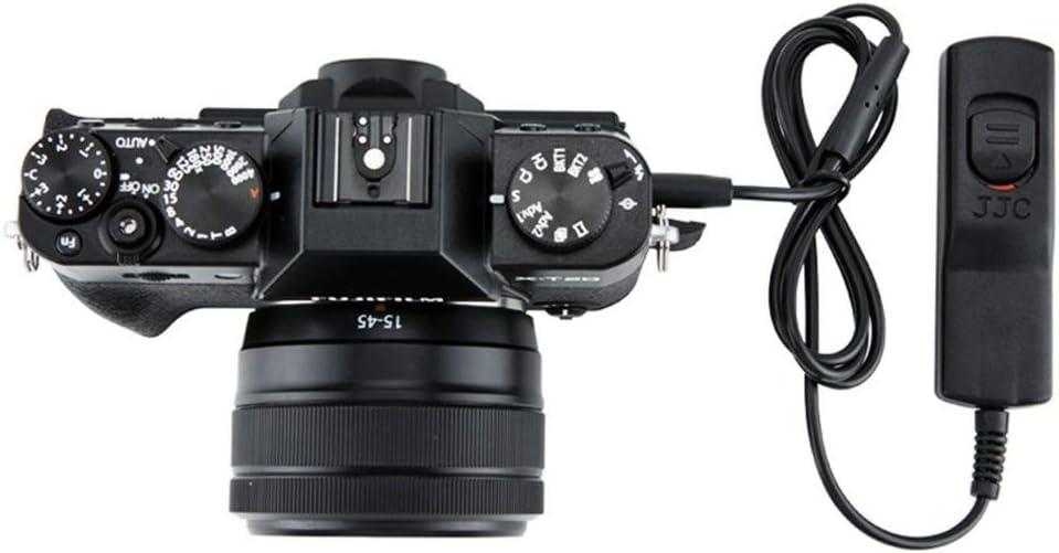 JJC Wired Shutter Remote Control for Fujifilm X-H2 XT4 XT3 XT2 XT1 X-T30 X-T20 X100V - Replace ...