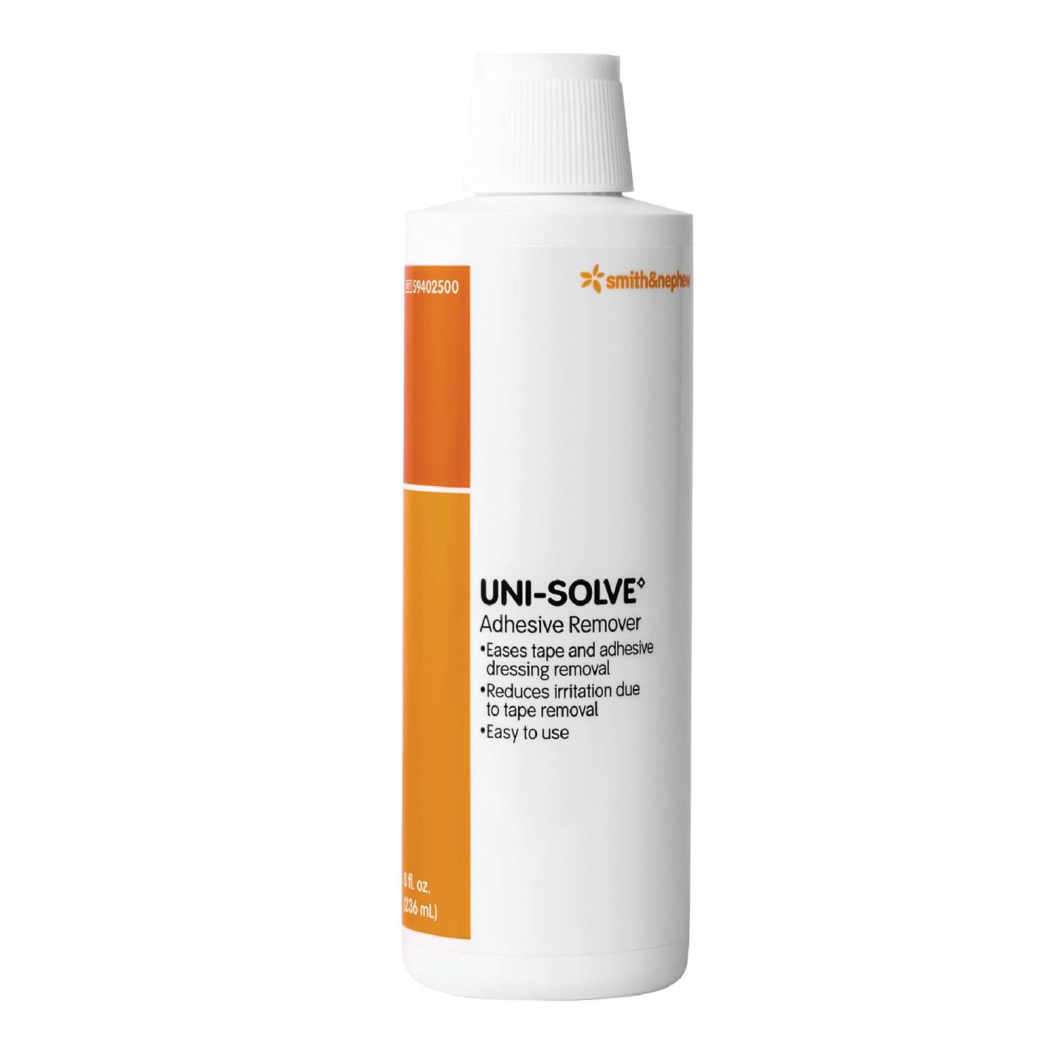 Smith & Nephew UNI-SOLVE Adhesive Remover 8-Ounce Bottle for Medical Tape & Adhesive Appliances ...