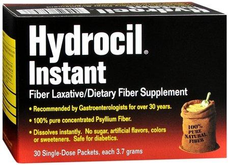 Hydrocil Powder Paks - Instant Constipation Relief - 30 Packets