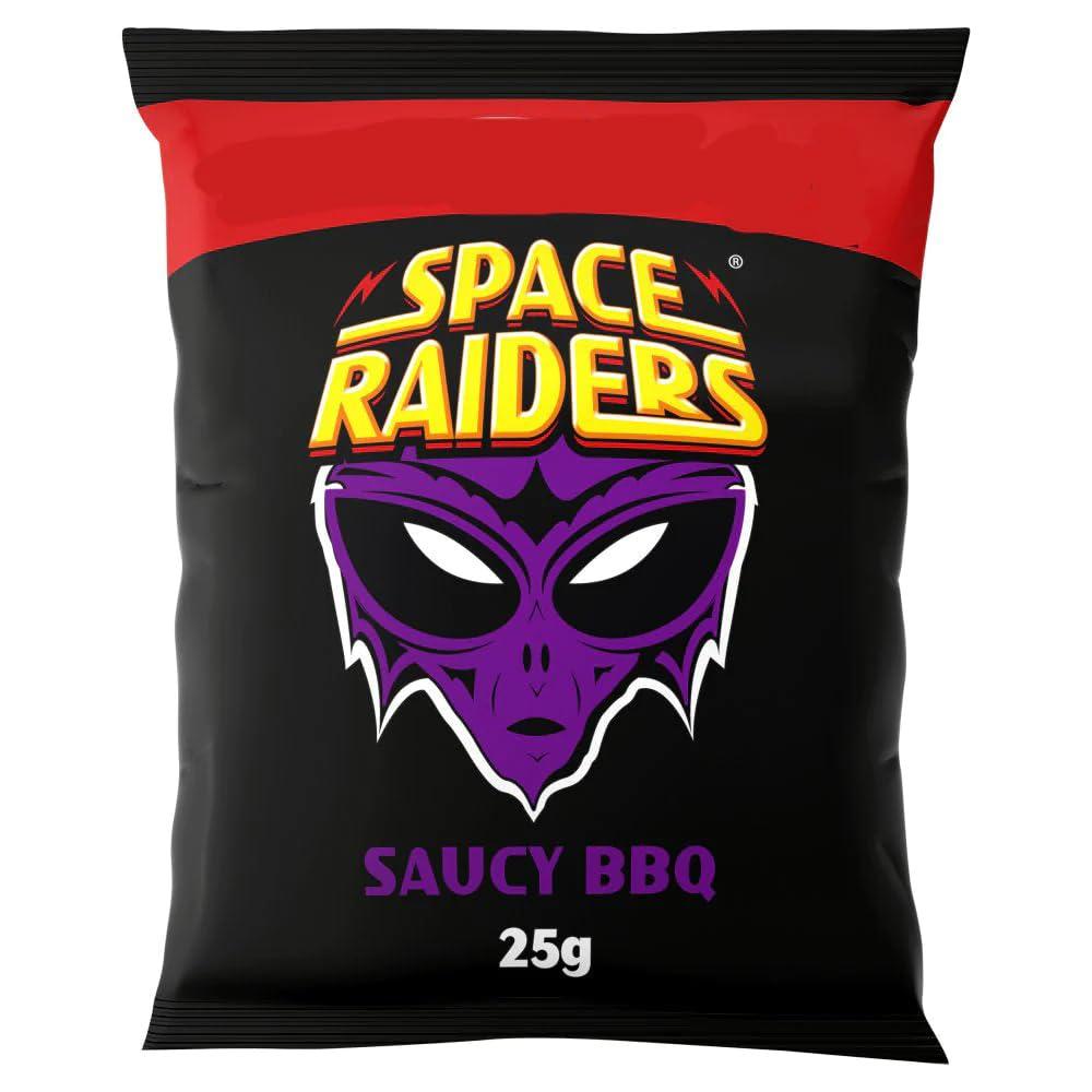 Space Raiders Saucy BBQ Crisps 25g-Food | Buy Now with Express ...