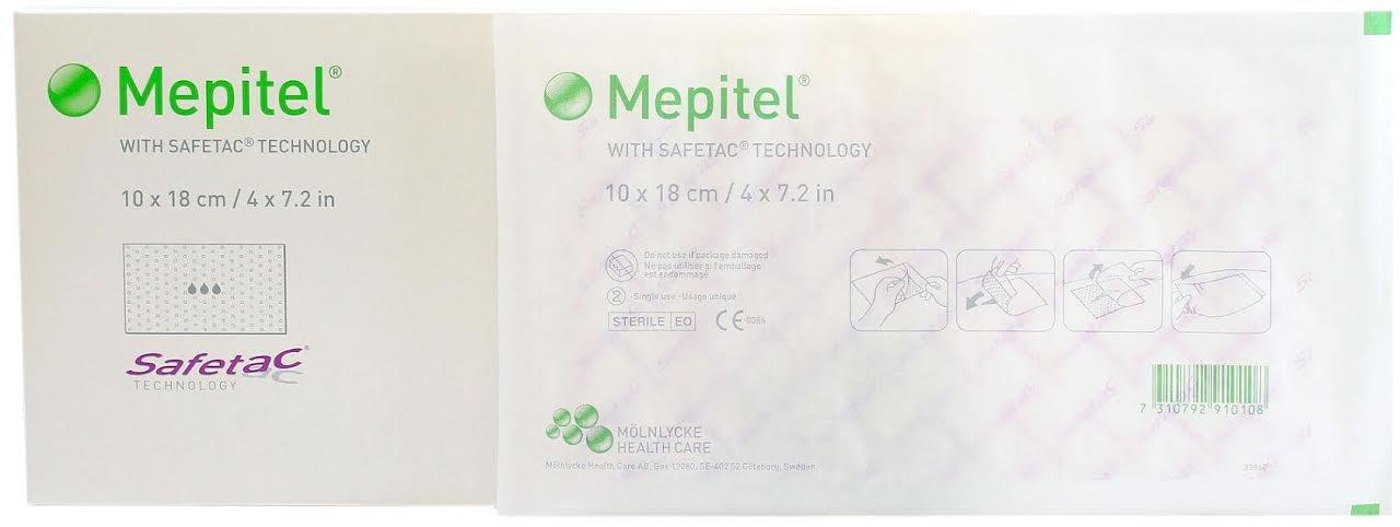 Mepitel Non-Adherent Silicone Scar Wound Dressing 4"x7.2" | Box of 10 ...