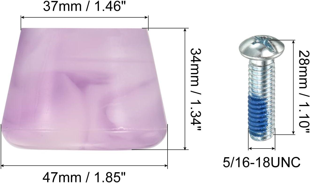 1 Pair PATIKIL Roller Skate Toe Stops 82A Rubber Brake Stoppers - Mixed ...