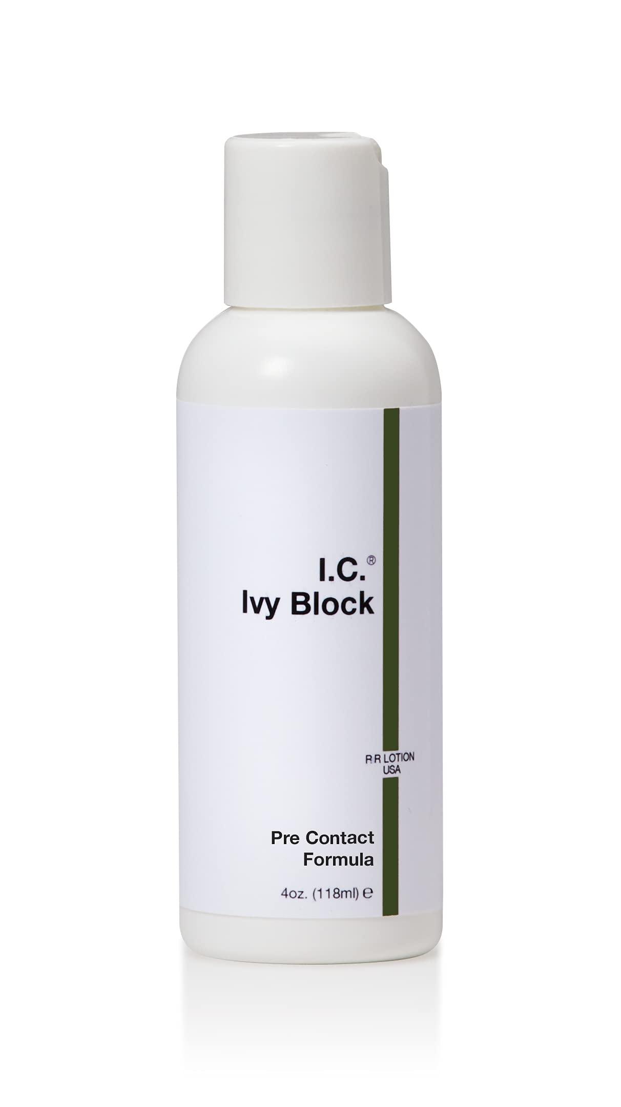 I.C. Ivy Block Pre Poison Ivy Oak and Sumac Skin Protectant 4oz Bottle ...