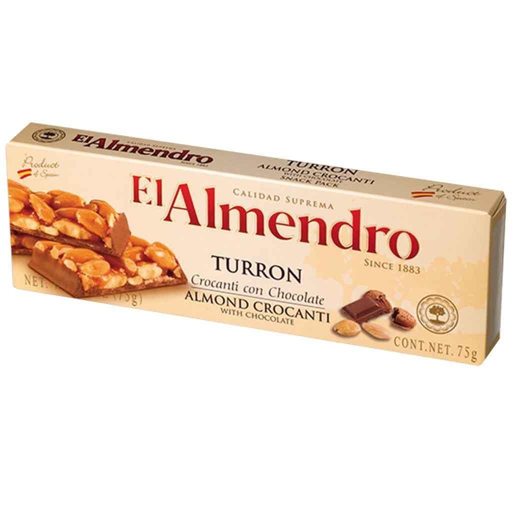 El Almendro Turron Almond with Chocolate 75g | Buy Now with Express ...