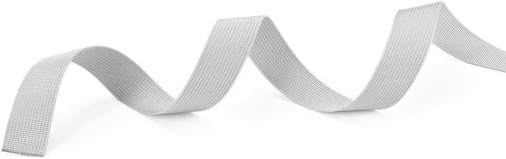 MOZETO 1 Inch Nylon Webbing Strap with Tri-Glide Clips - 50 Yards Heavy ...