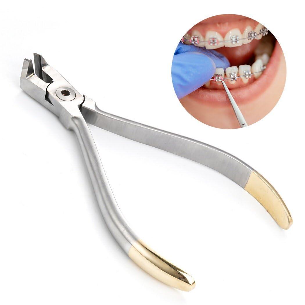 Stainless Steel Orthodontic Cutter for Braces - 45 Elbow Distal End ...