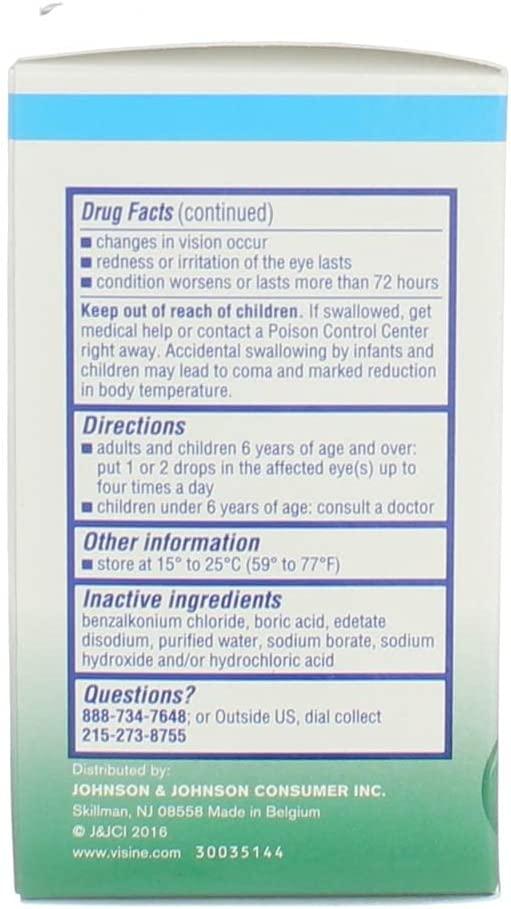 Visine-A Multi-Action Eye Allergy Relief Drops 0.5oz Twin Pack | Buy ...