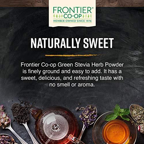 Buy Frontier Organic Powdered Stevia Herb 16 oz - Natural Sweetener ...