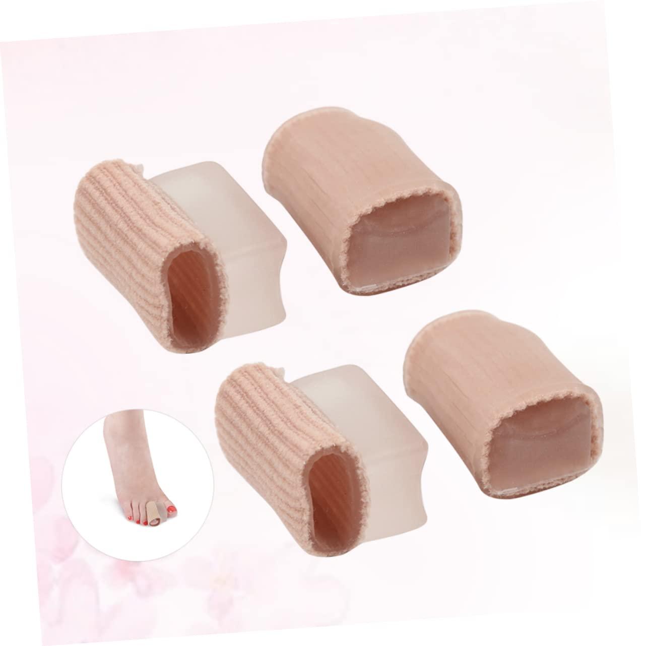 Healifty 4 Pcs Hammer Toe Separators - Bunions Toe Tubes for Hallux ...