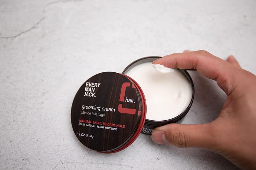 Every Man Jack Hair Styling Grooming Cream | Casual Hold | 3.4oz Twin ...