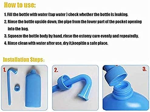 Colostomy Bag Cleaning Tool - Reusable Wash Bottle for Stoma Bag ...