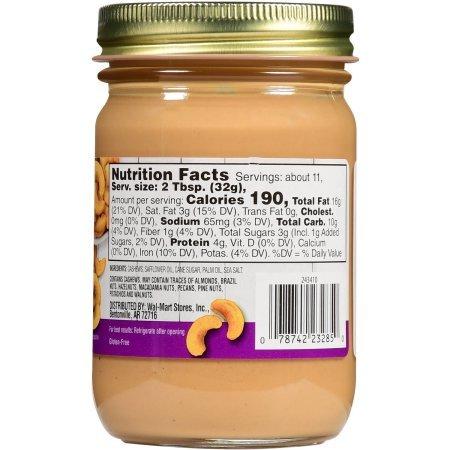 Sams Choice Creamy Cashew Butter 12 oz - All Natural Nut Spread | Buy Now with Express ...