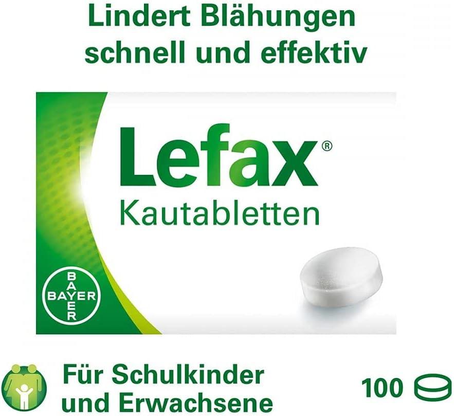 Lefax Chewing Tablets - 42 mg Simeticon for Flatulence Relief ...