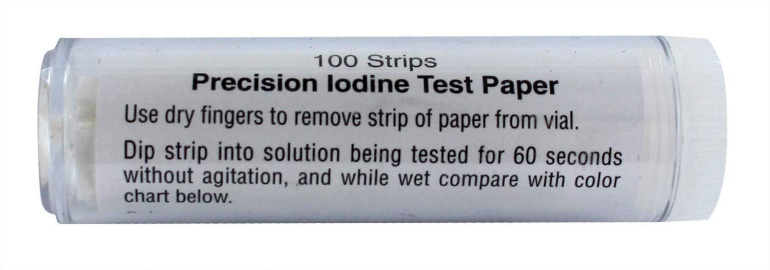 LaMotte 2948-BJ Insta-Test Iodine Sanitizer Test Paper 12-100ppm Range ...