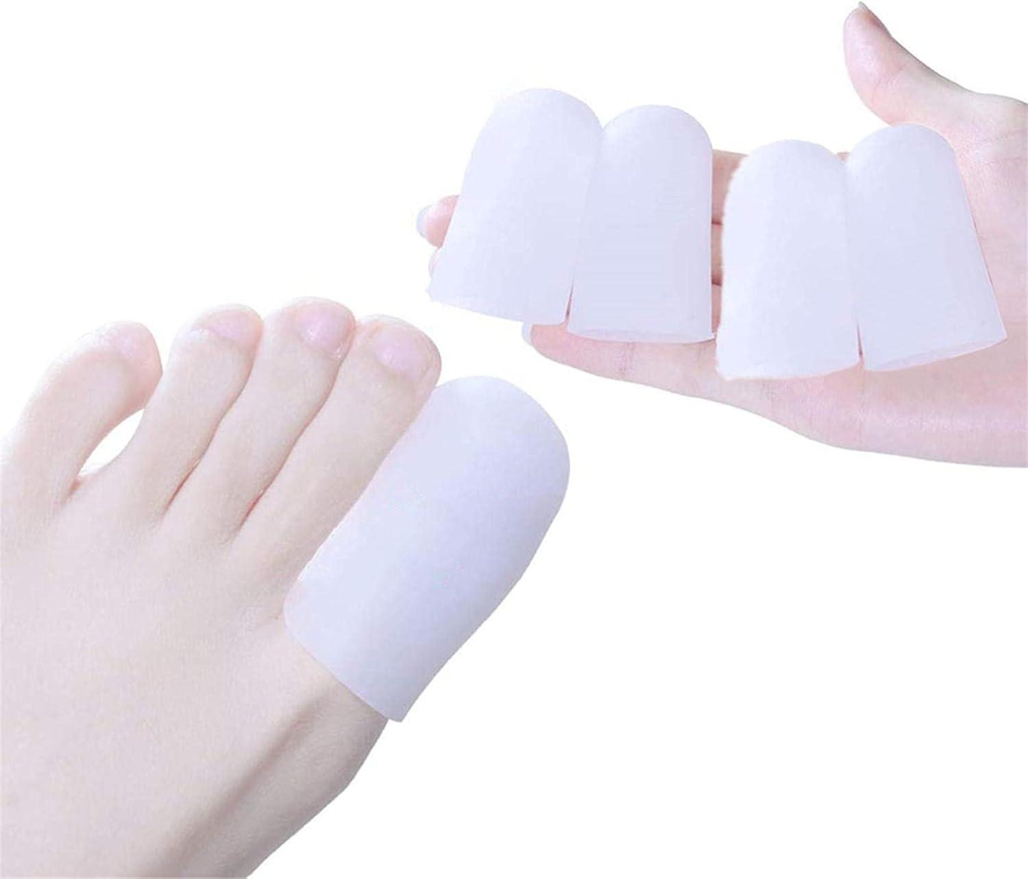 4 Gel Toe Caps Set for Big Toe | Blister & Callus Protection | Premium ...
