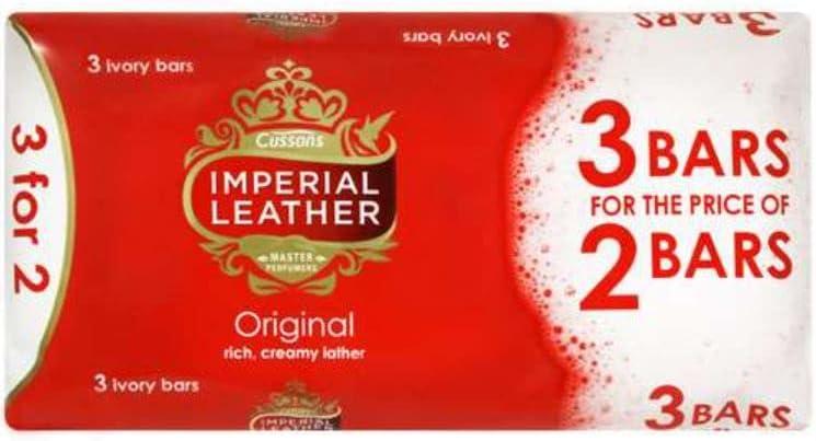 9 x CUSSONS IMPERIAL LEATHER ORIGINAL SOAP BAR 100g - 3 MULTIPACK 3 x ...