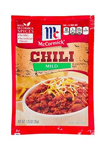 McCormick Mild Chili Seasoning Mix - 4 Pack (1.25 oz Packets) | Buy Now ...